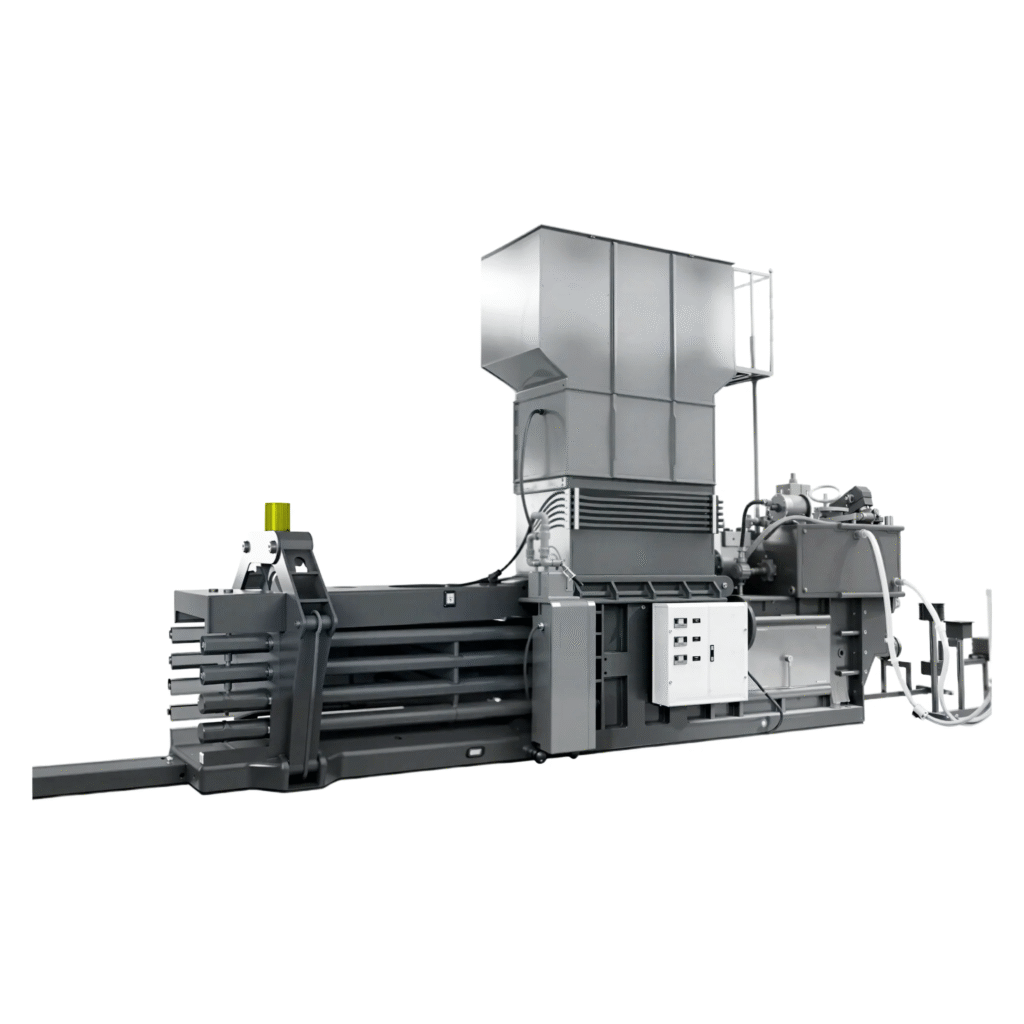 Industrial Hydraulic Press Baler for Waste Compaction & Recycling